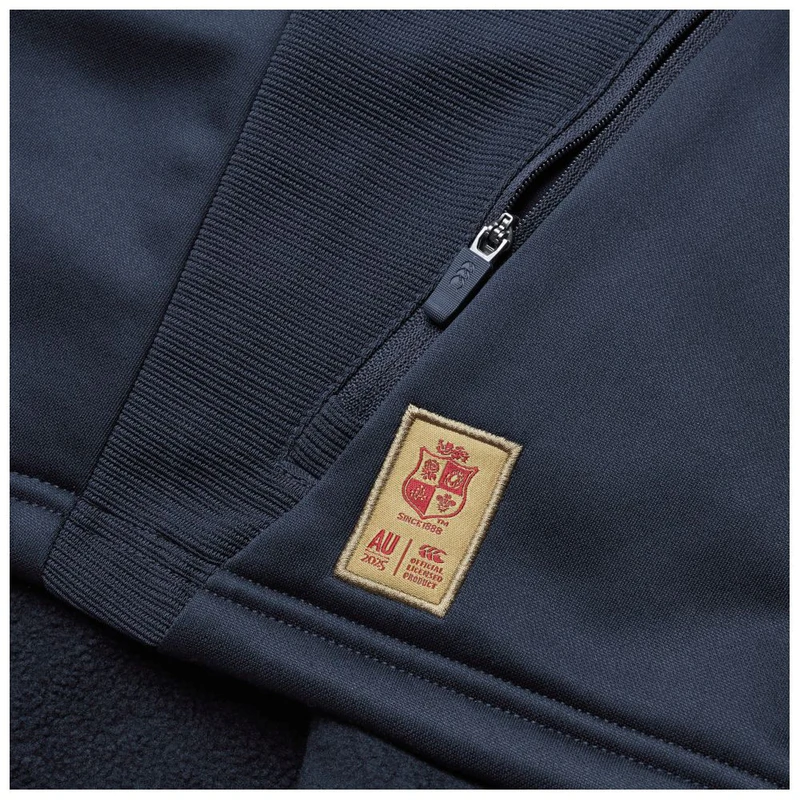 British & Irish Lions Sweat à capuche !/4 Zip Femme (Bleu Marine) | pr