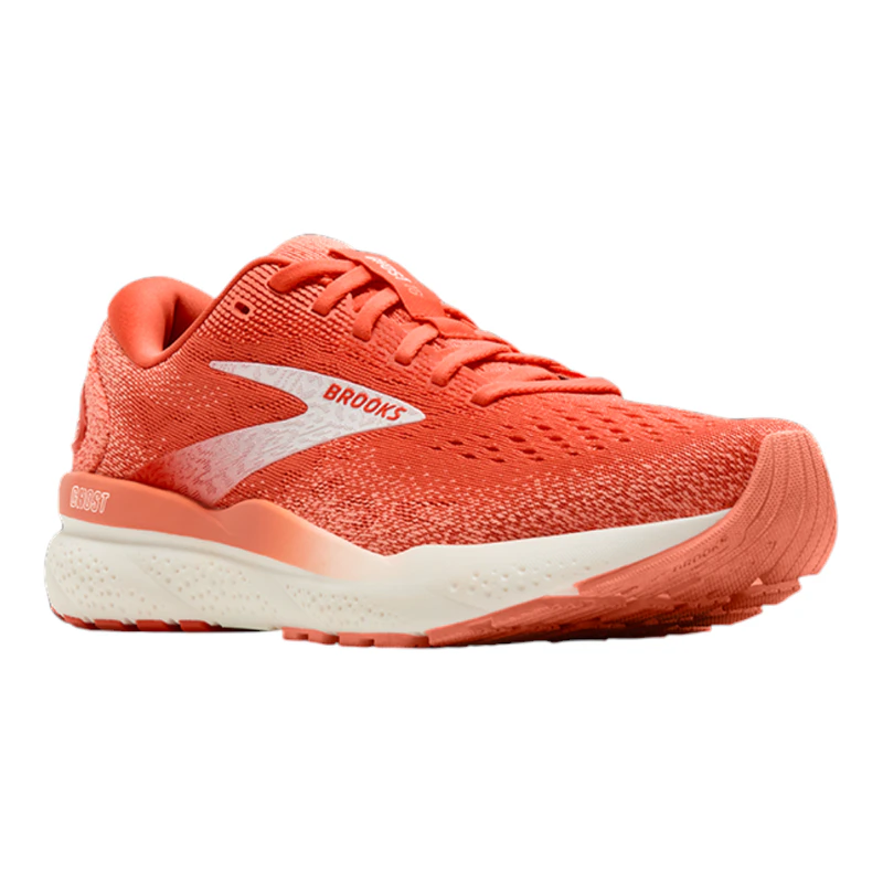 Brooks Womens Ghost 16 Running Shoes (Coral/Desert Flower/Coconut) | S