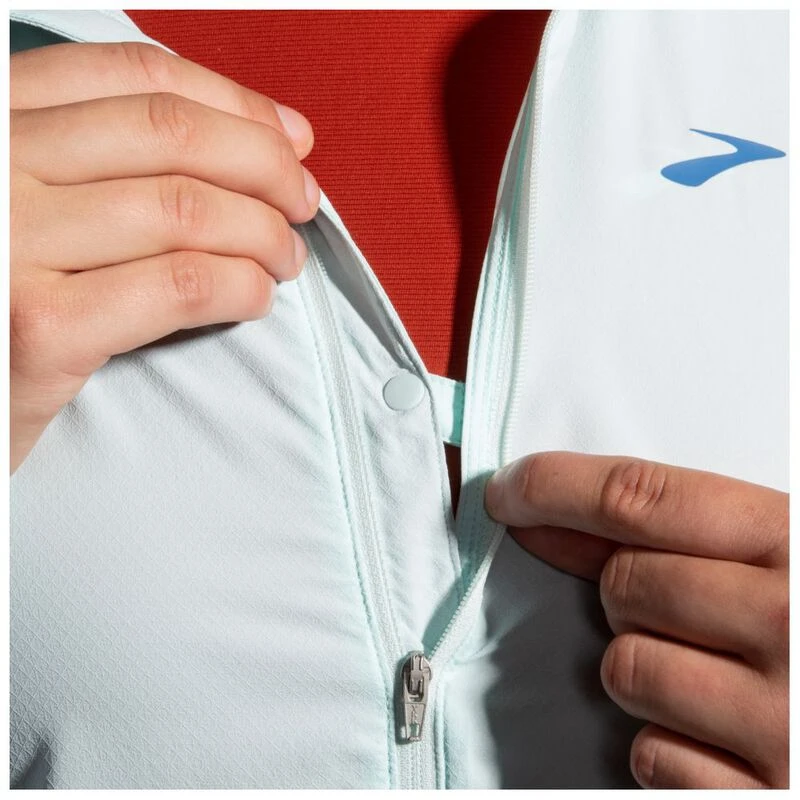 Brooks Womens Canopy Jacket (Ice Blue) | Sportpursuit.com