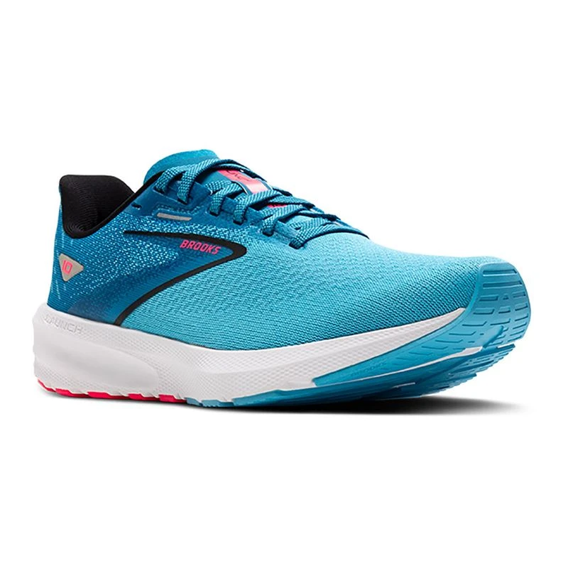 Brooks Womens Launch 10 Moyenne Running Shoes (Blue) | Sportpursuit.co