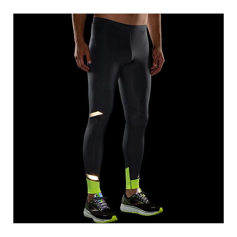 Brooks Mens Run Visible Tights (Black) | Sportpursuit.com