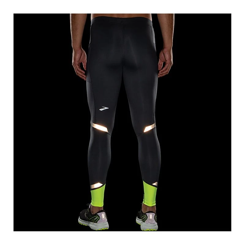 Brooks Mens Run Visible Tights (Black) | Sportpursuit.com