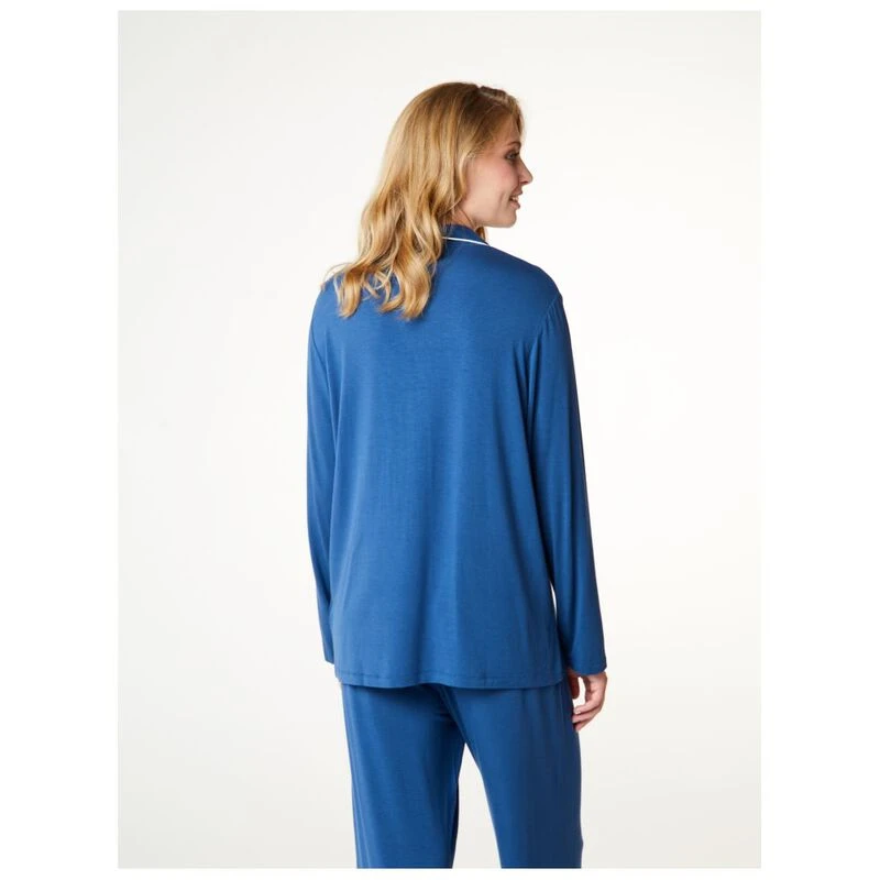 CCDK Womens Joy Bamboo Blend Pyjama Shirt (Ensign Blue) | Sportpursuit