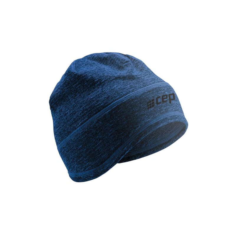 CEP Winter Run Beanie (Dark Blue Melange) | Sportpursuit.com