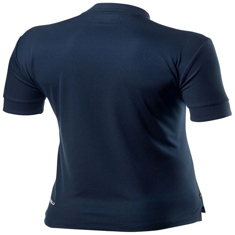 Castelli Mens Tech Polo (Dark Infinity Blue) | Sportpursuit.com