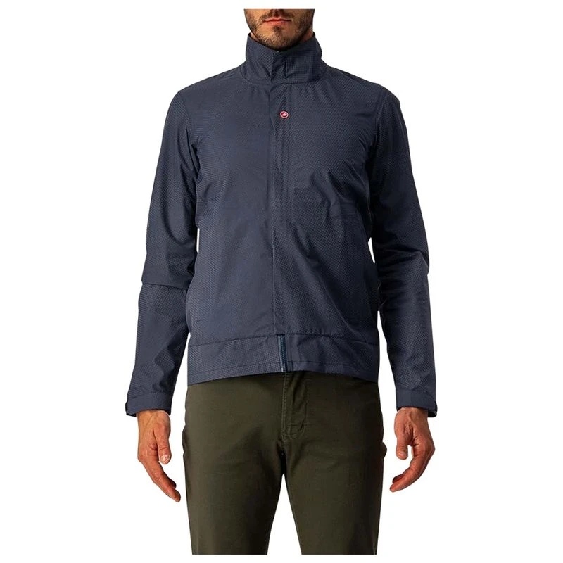 Castelli Mens Commuter Reflex Jacket (Dark Steel Blue) | Sportpursuit.