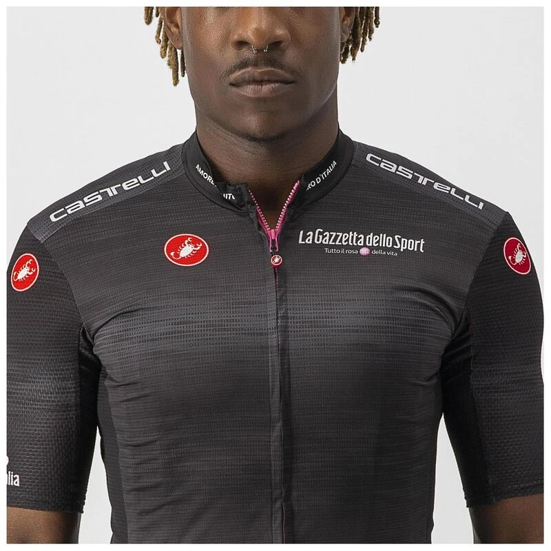 Castelli Mens Giro D'Italia Giro105 Competizione Cycling Jersey (Nero)