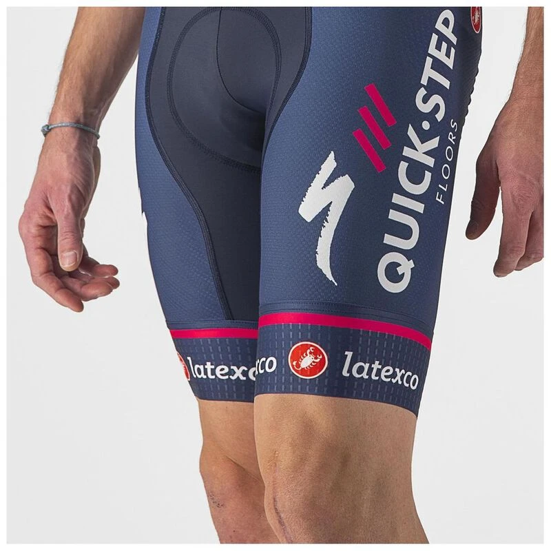 Castelli Mens Quick Step Competizione Cycling Shorts (Belgian Blue)