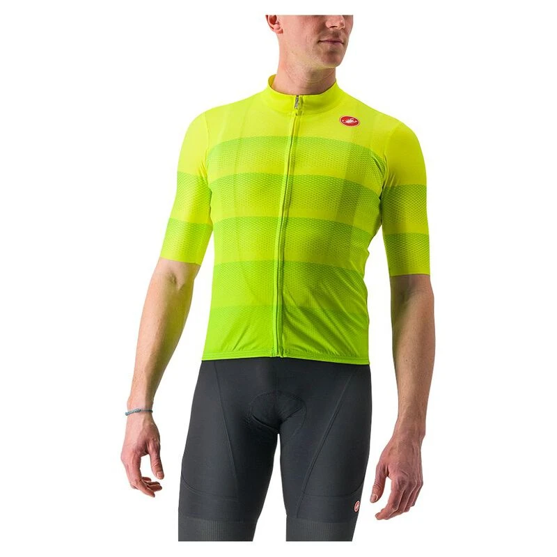 Castelli Mens Livelli Jersey (Yellow Fluo) | Sportpursuit.com