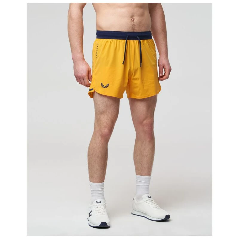 Castore Mens Pace Short (Mango) | Sportpursuit.com