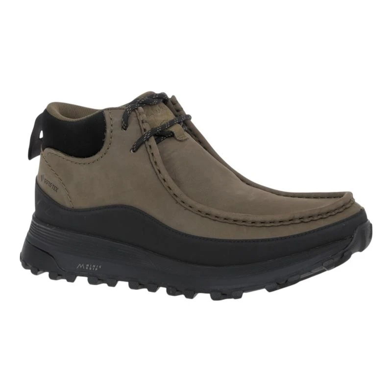 Clarks Mens Atlantik WAll GTX Casual Shoes (Olive) | Sportpursuit.com