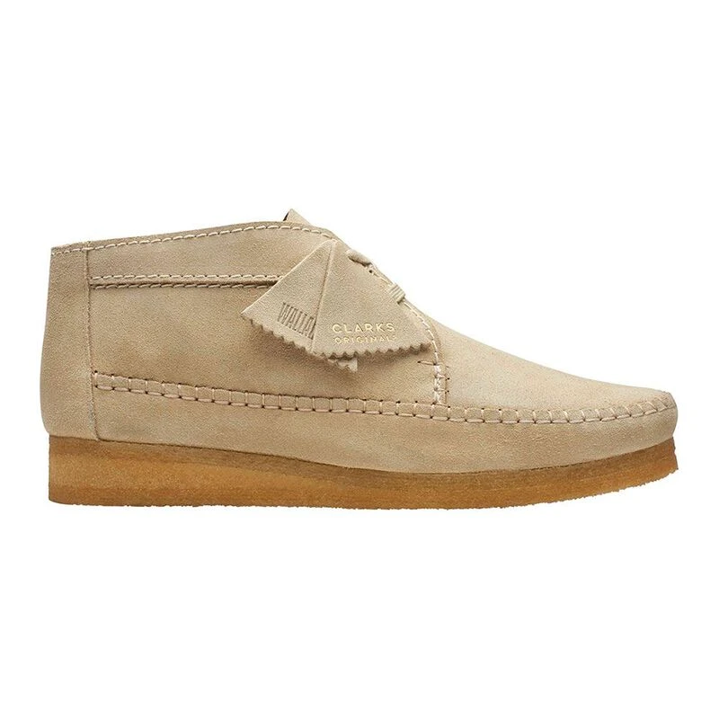 Clarks Mens Weaver Boot Casual Boots (White) | Sportpursuit.com
