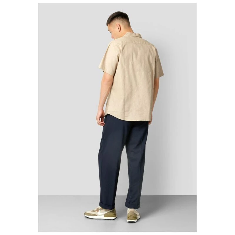Clean Cut Copenhagen Mens Lyon Pleat Trousers (Dark Navy) | Sportpursu
