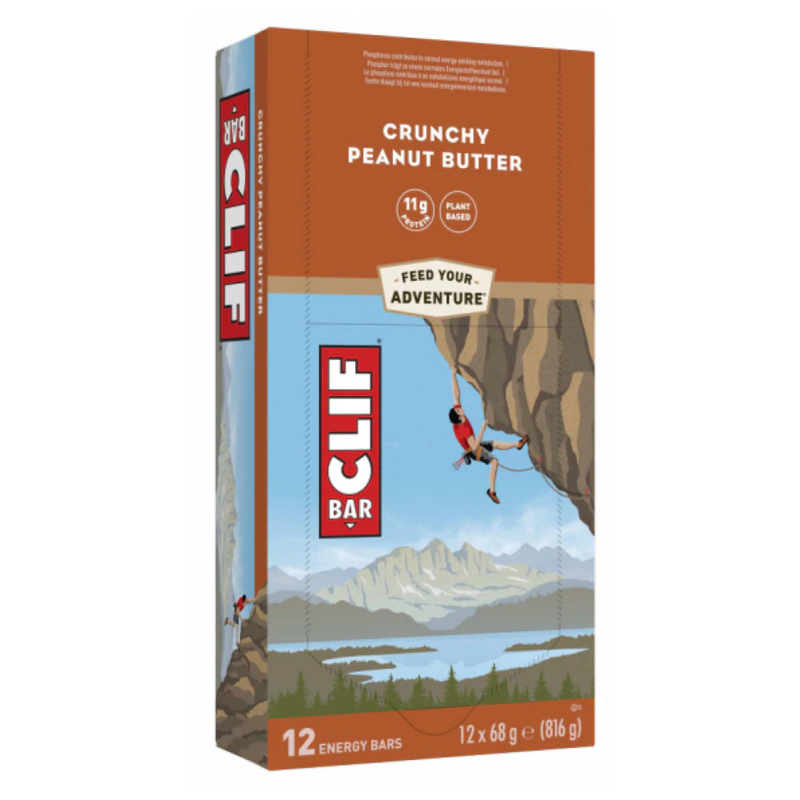Clif Bar Clif Energy Bar (Crunchy Peanut Butter - 12x68g) | Sportpursu