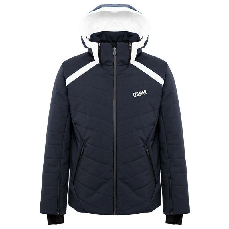 Colmar Mens Sapporo Rec Ski Down Jacket (Blue Black/Pearl Grey) | Spor