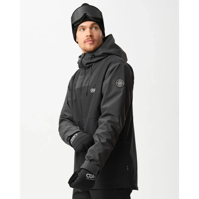 Colourwear Mens Block Ski Jacket (Black) | Sportpursuit.com