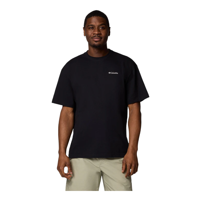 Columbia Tee-shirt Black Butte™ Homme (Black/Linear View) | privatespo