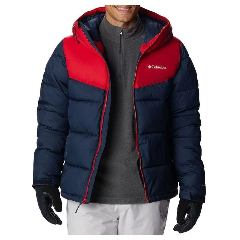 Columbia Mens Iceline Ridge Puffer Jacket (Collegiate Navy/Mountain Re