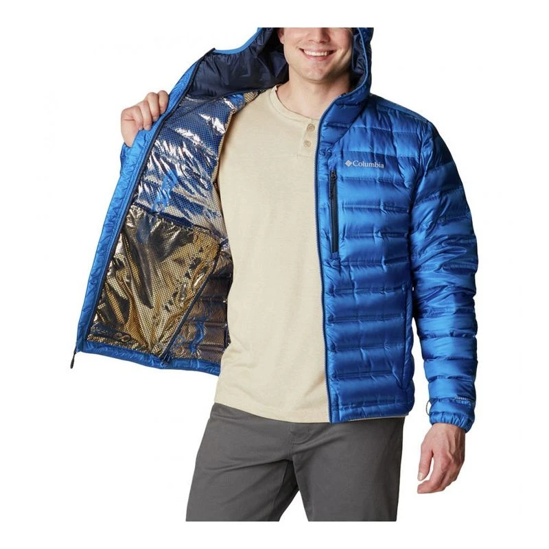 Columbia Mens Pebble Peak™ Down Jacket (Blue) | Sportpursuit.com