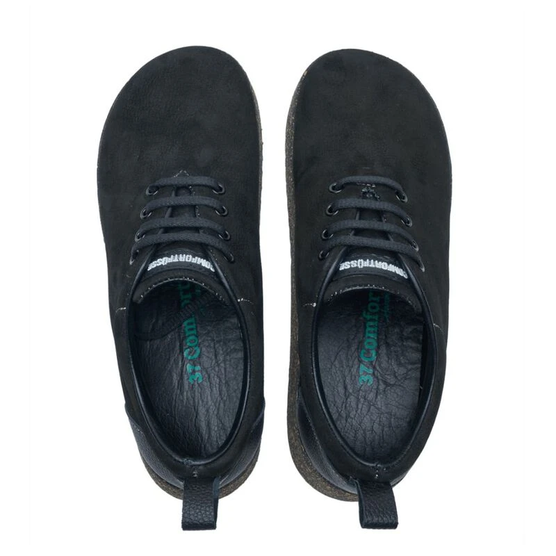 Comfortfusse Aster Shoes (Black Suede) | Sportpursuit.com