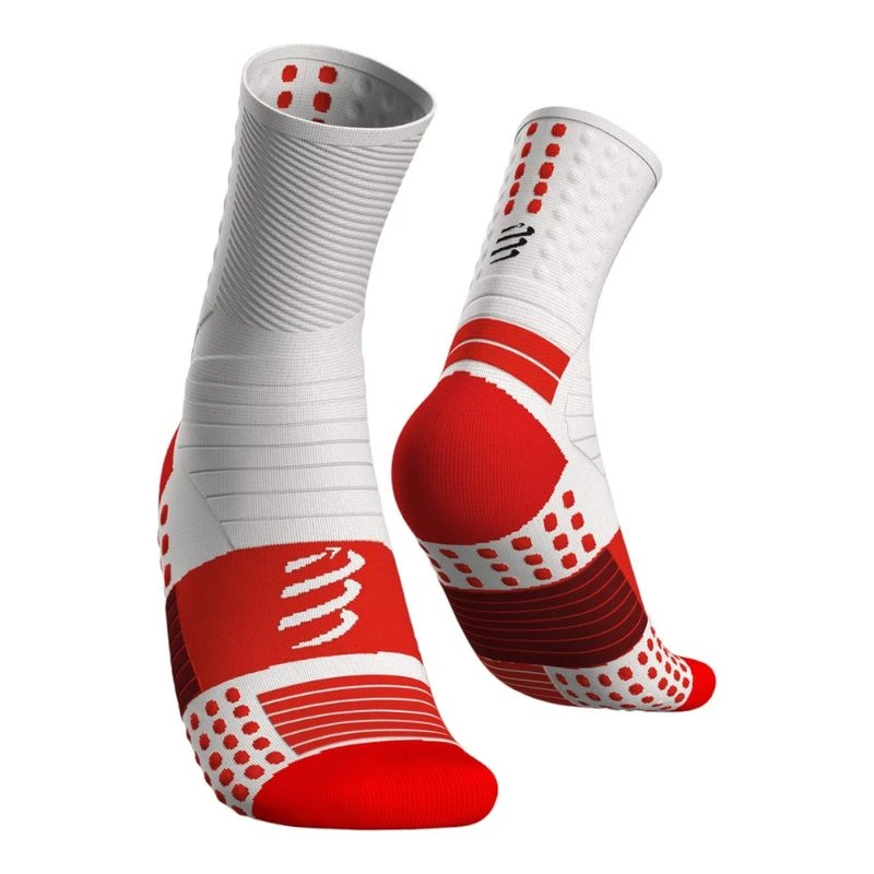 Compressport Pro Marathon Socks (White) | Sportpursuit.com
