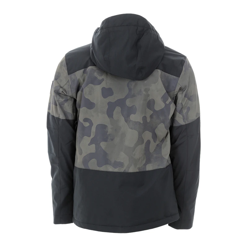 Quiksilver Mens Mission Printed Block Jacket (Black/Black 2) | Sportpu