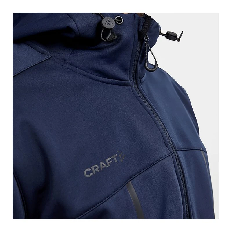Craft Mens ADV Explore Soft Shell Jacket (Blue) | Sportpursuit.com