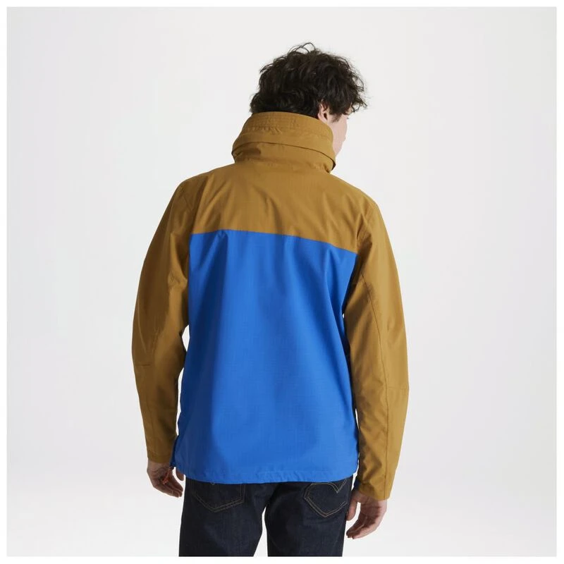 Craghoppers Anderson Waterproof Jacket (Dark Raffia/Avalanche Blue)