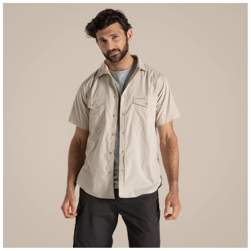 Craghoppers Chemise Kiwi Homme (Blanc) | privatesportshop.fr