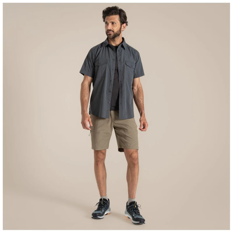 Craghoppers Chemise Kiwi Homme (Gris Fonc?) | privatesportshop.fr