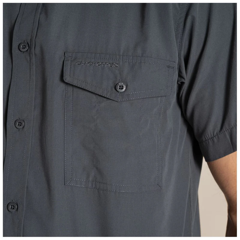 Craghoppers Chemise Kiwi Homme (Gris Fonc?) | privatesportshop.fr