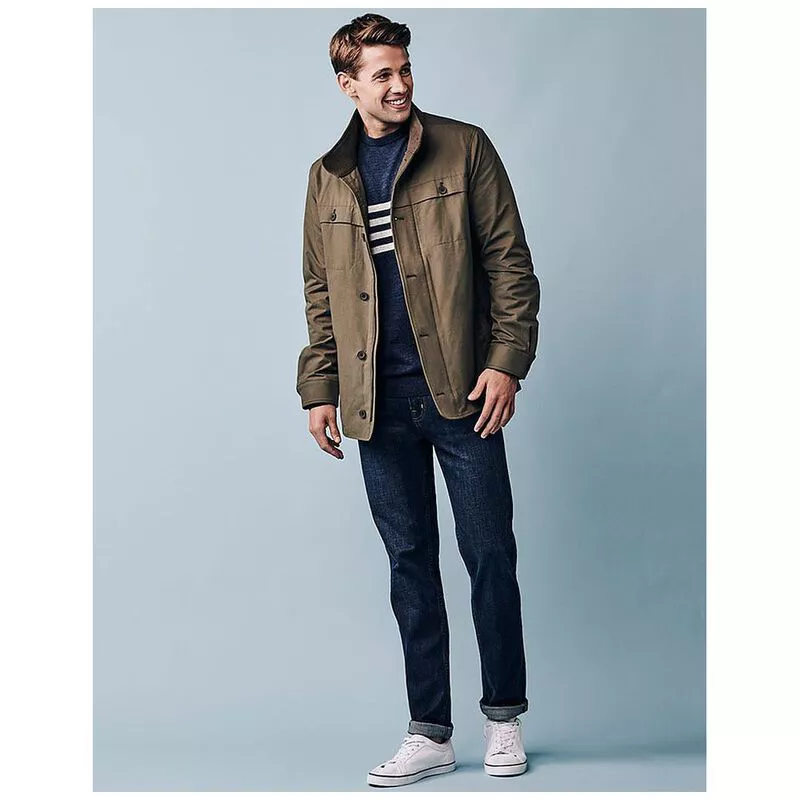 Crew Clothing Co. Mens Denton Jacket (Khaki) | Sportpursuit.com