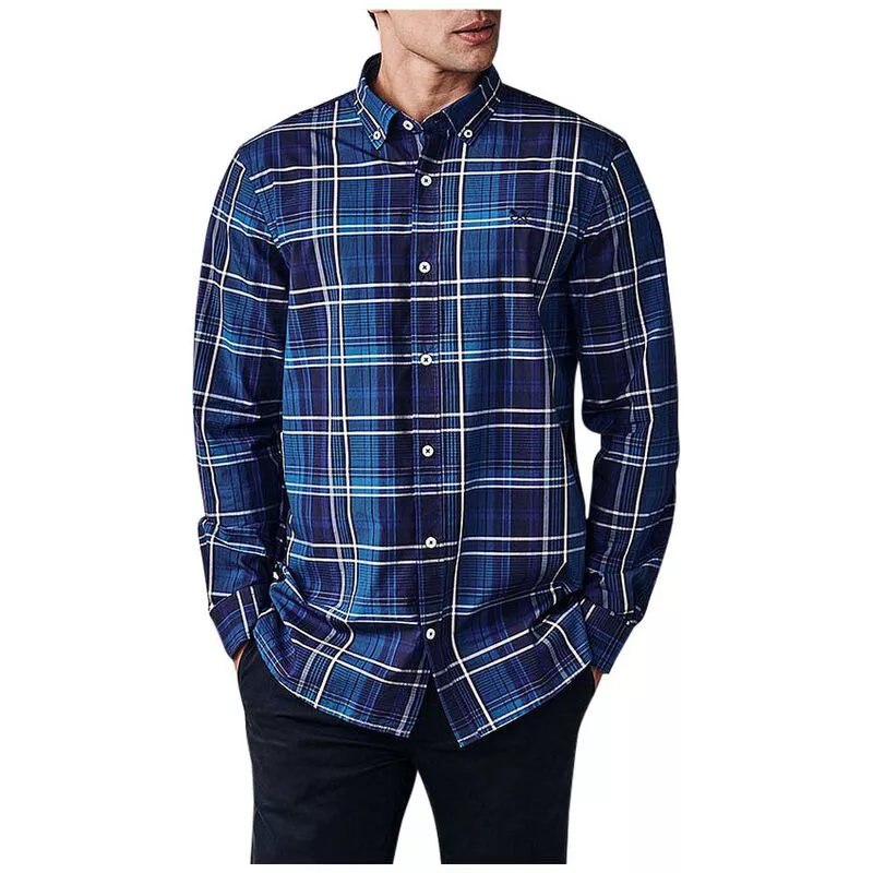 Crew Clothing Co. Mens Ashworth Shirt (Navy/Indigo/White) | Sportpursu