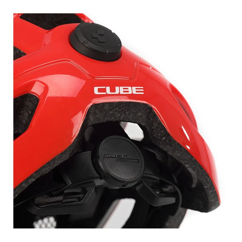 Cube Steep MTB Helmet (Red) | Sportpursuit.com