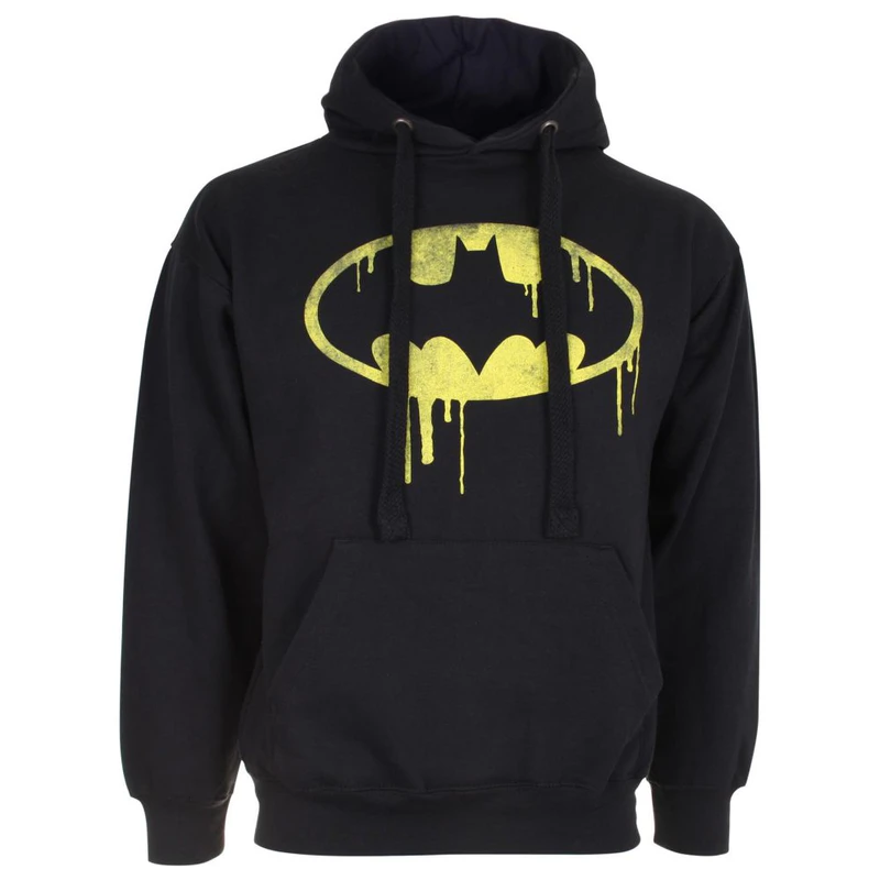DC Comics Sweat à capuche Batman Dripping Logo Homme (Noir) | privates