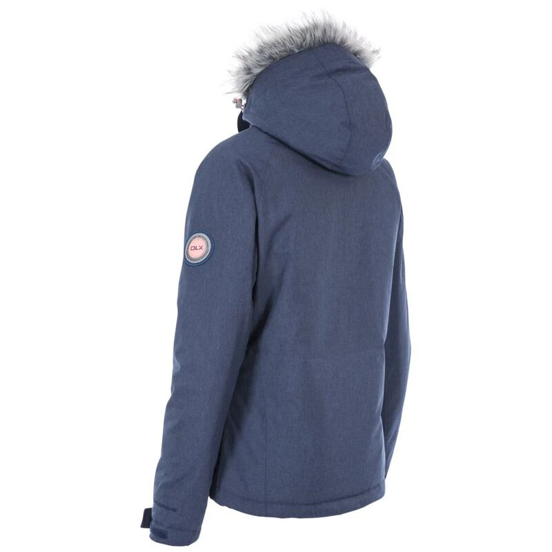 DLX Womens Francesca Waterproof Ski Jacket (Navy Marl) | Sportpursuit.