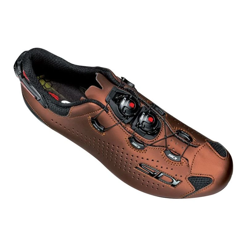 SIDI Mens Shot 2 Limited Edition Cycling Shoes (Black/Rust) | Sportpur