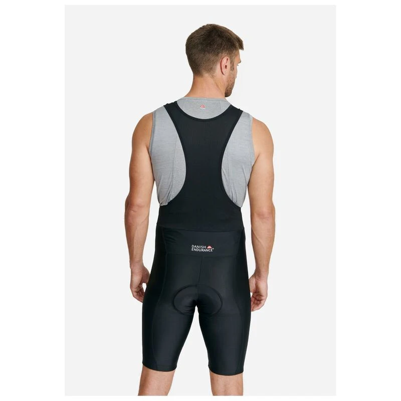Danish Endurance Mens Cycling Bib Shorts (Black/Black) | Sportpursuit.
