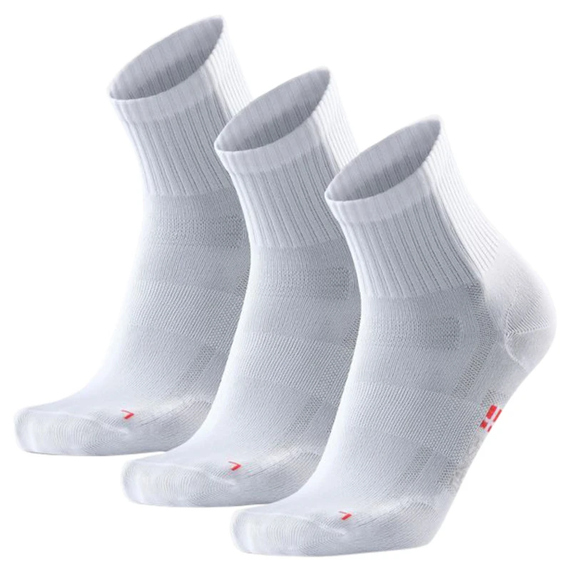 Danish Endurance Quarter Pro x3 Short Socks (White) | Sportpursuit.com