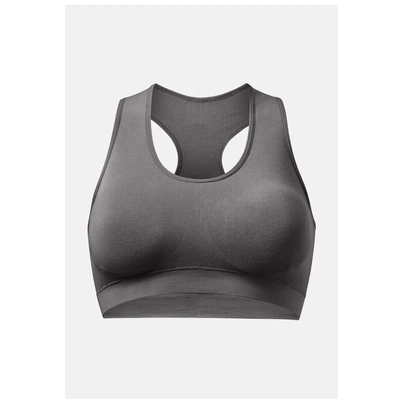 Danish Endurance Womens Bamboo Blend Sports Bra (Dark Grey) | Sportpur