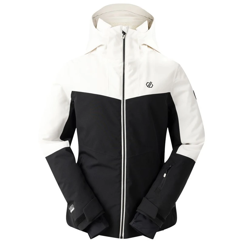 Dare2b Womens Iced Ski Jacket (Egret/Black) | Sportpursuit.com