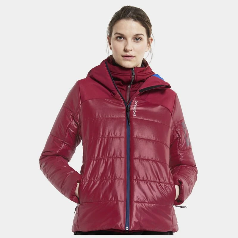 Didriksons Womens Carolina Insulated Jacket (Ruby Red) | Sportpursuit.