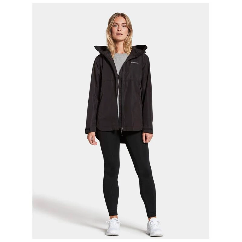Didriksons Womens Tilde Jacket (Black) | Sportpursuit.com