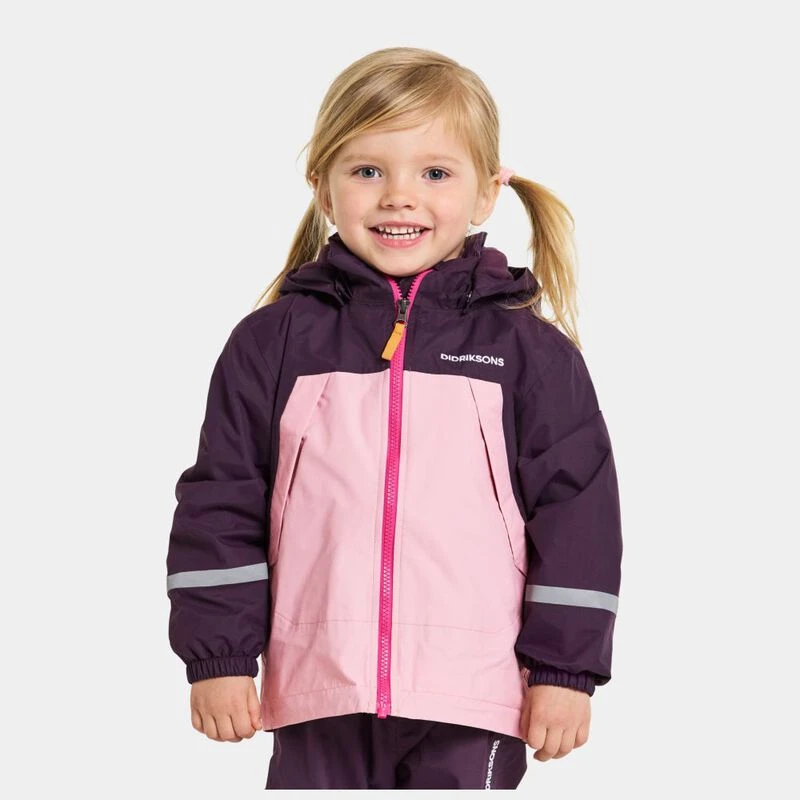 Didriksons Kids Enso Waterproof Jacket (Plumb) | Sportpursuit.com