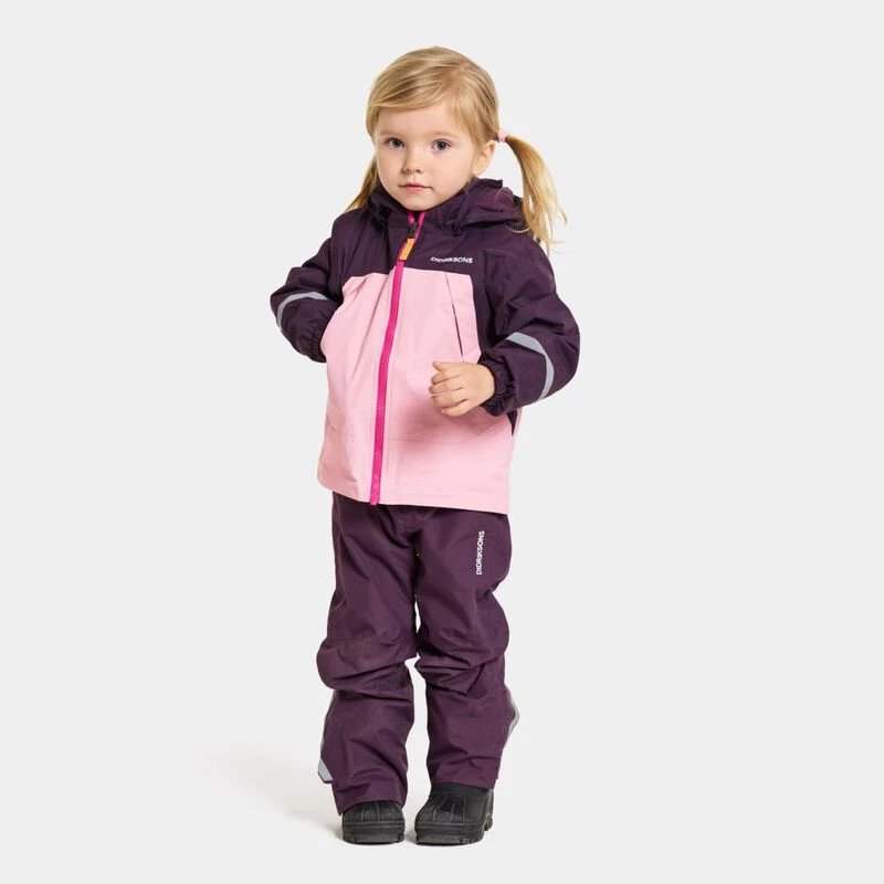 Didriksons Kids Enso Waterproof Jacket (Plumb) | Sportpursuit.com