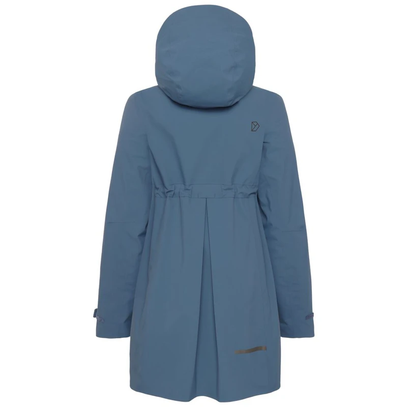 Didriksons Womens Bea Parka Jacket (True Blue) | Sportpursuit.com