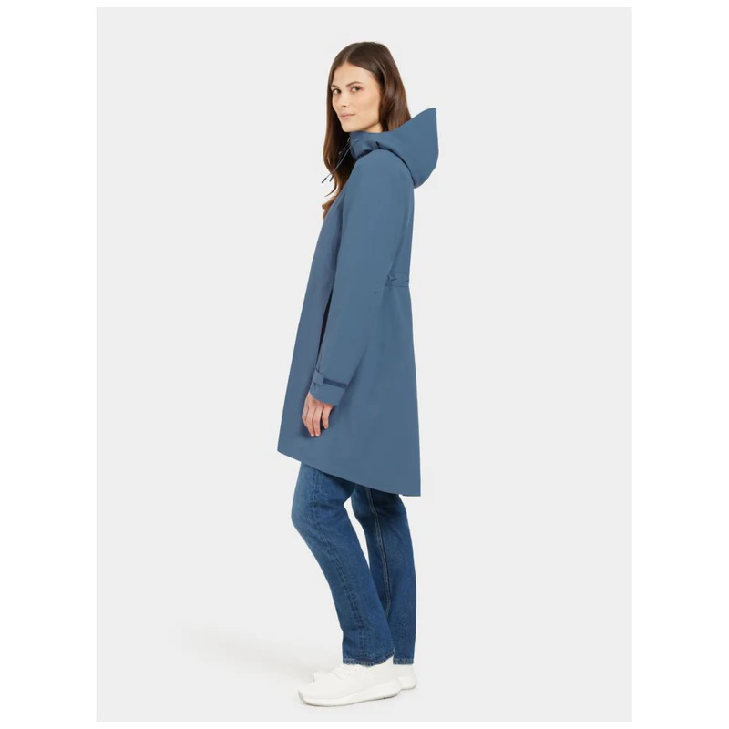 Didriksons Womens Bea Parka Jacket (True Blue) | Sportpursuit.com