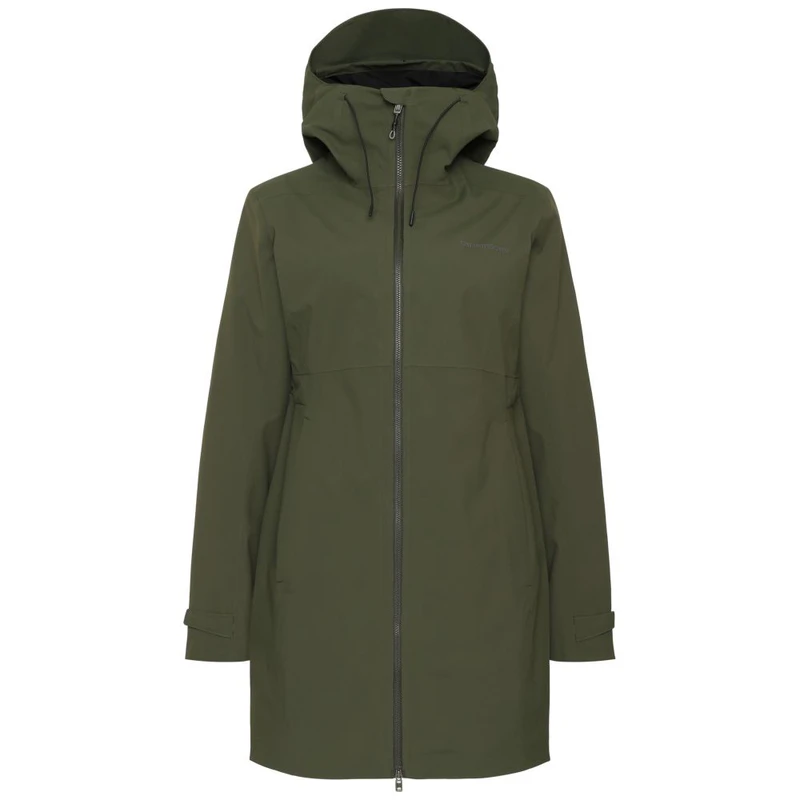 Didriksons Womens Bea Parka Jacket (Deep Green) | Sportpursuit.com