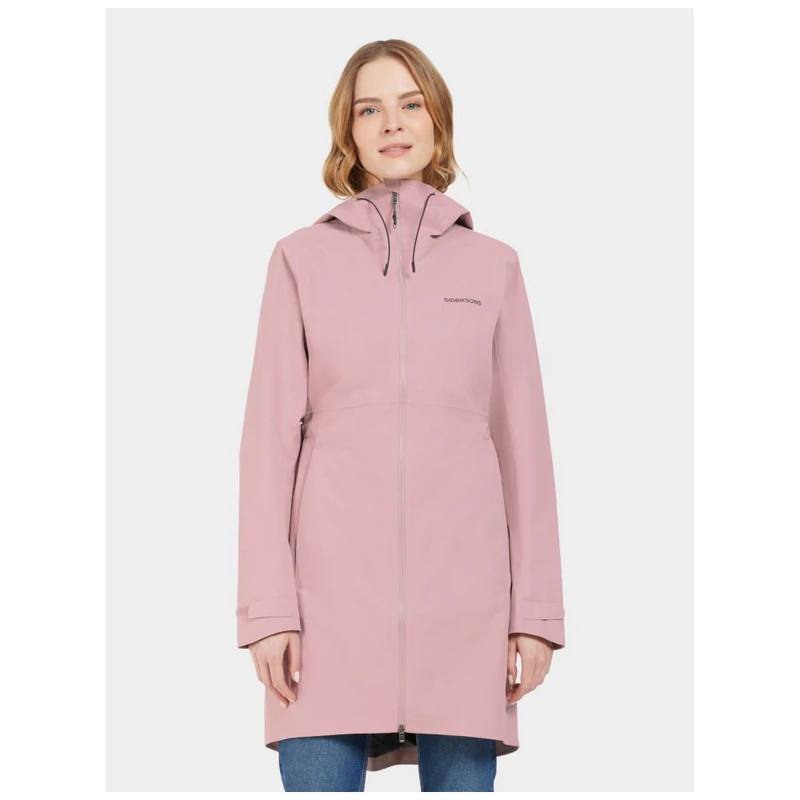 Didriksons Womens Bea Parka Jacket (Oyster Lilac) | Sportpursuit.com