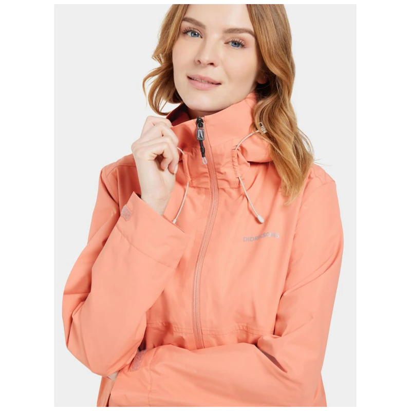 Didriksons Womens Tilde Waterproof Jacket (Clay Pink) | Sportpursuit.c